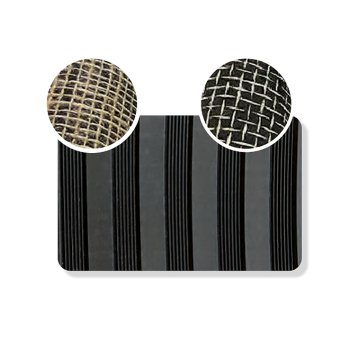 WIDE AND THIN STRIPED RUBBER MAT