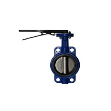BUTTERFLY VALVE WITH GUIDE HOLES VITON